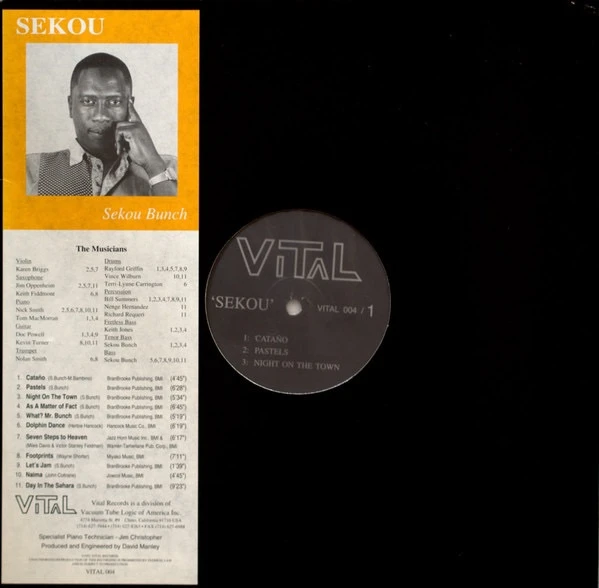 Sekou Bunch - Senoussi (Vacuum Tube Logic make incredible LPs , like ...