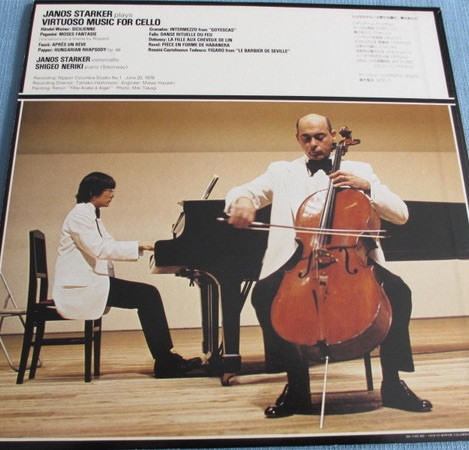 Janos Starker - Janos Starker Plays Virtuoso Music For Cello - The ...