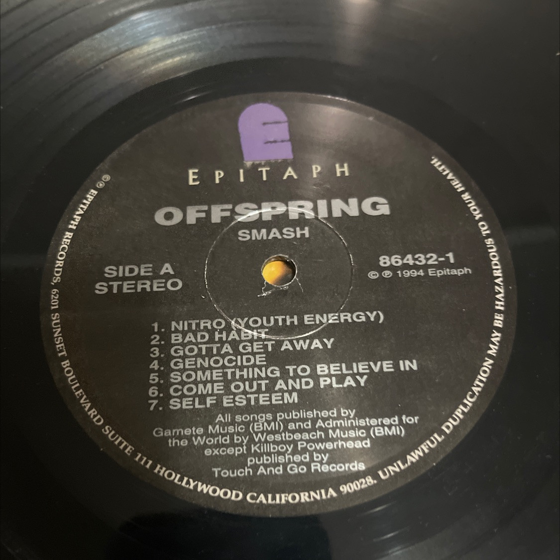 The Offspring - Smash (1994 USA ) - The Record Centre