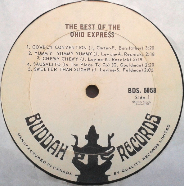 The Ohio Express - The Very Best Of The Ohio Express LP used Canada ...