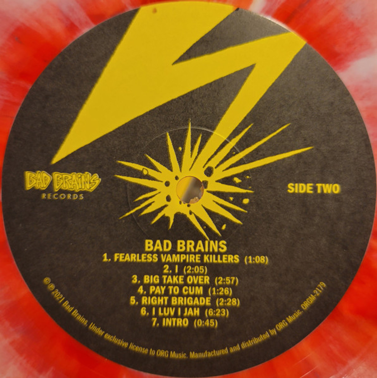 Bad Brains - Bad Brains LP NEW SEALED 2021 Canada red and white splatter vinyl