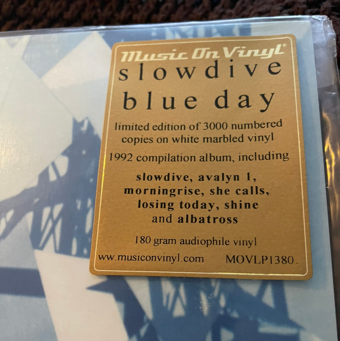 Slowdive - Blue Day (Limited Edition Numbered Coloured Vinyl) - The ...