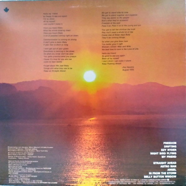 Jimi Hendrix – The Cry Of Love