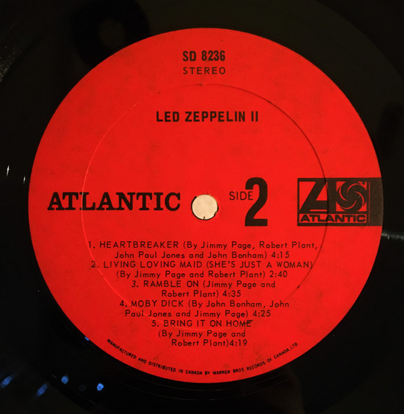 Led Zeppelin – Led Zeppelin II (Red label)