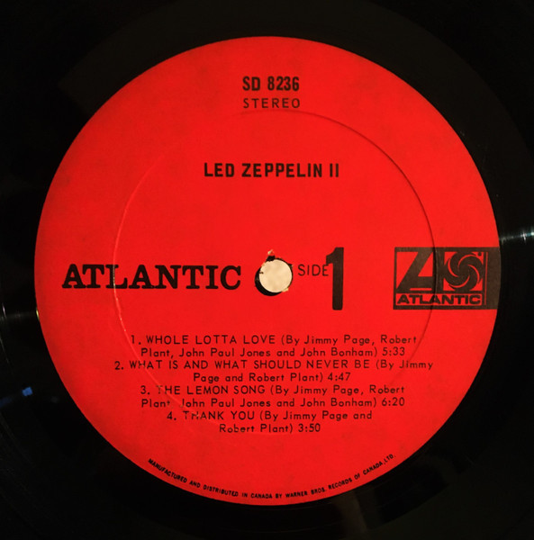 Led Zeppelin – Led Zeppelin II (Red label)