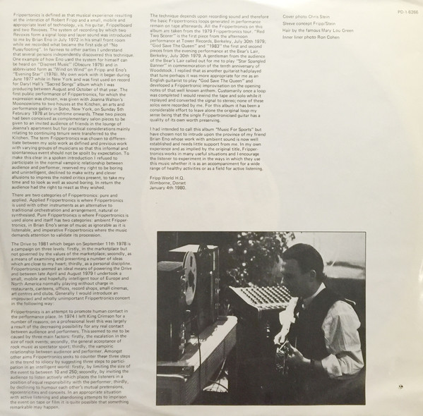 Robert Fripp – God Save The Queen / Under Heavy Manners