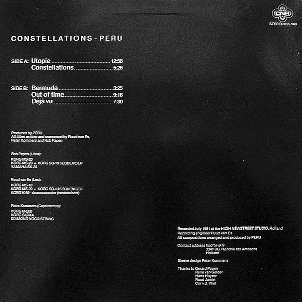 Peru - Constellations (1981 Dutch Pressing EX/EX) - The Record Centre