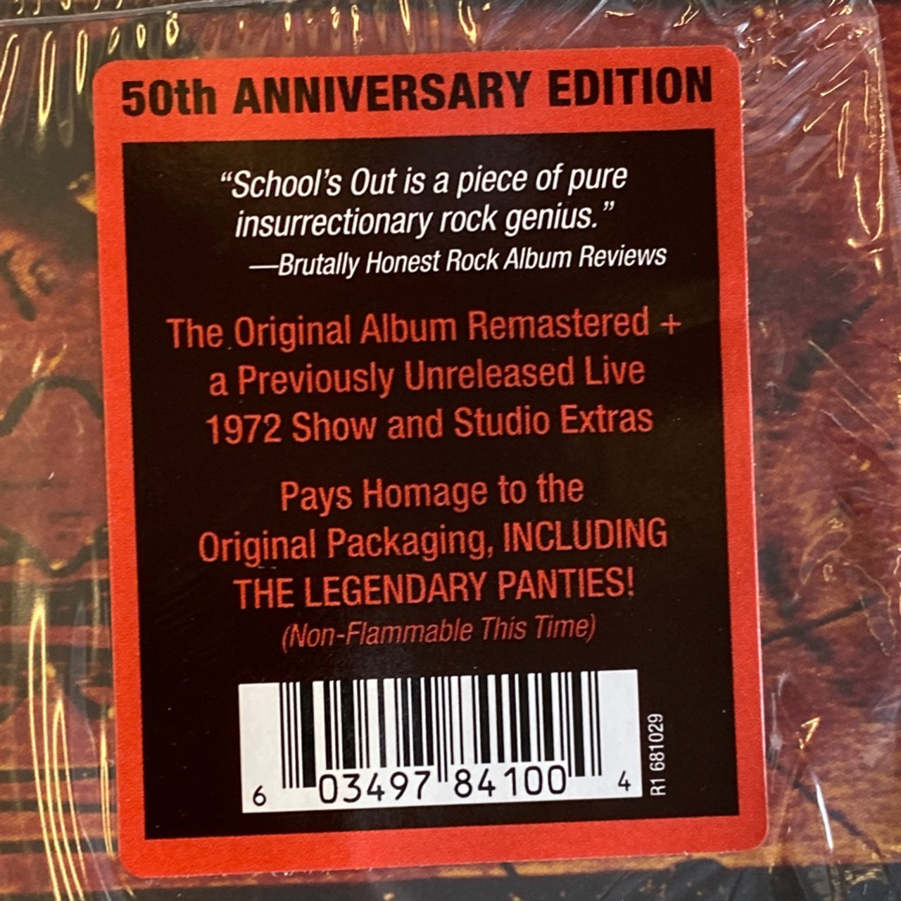 Alice Cooper - School's Out (50th anniversary) - The Record Centre