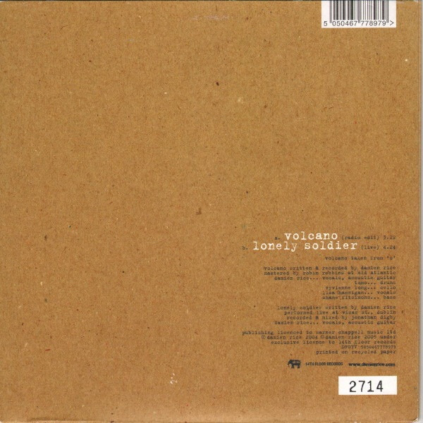 Damien Rice - Volcano - The Record Centre