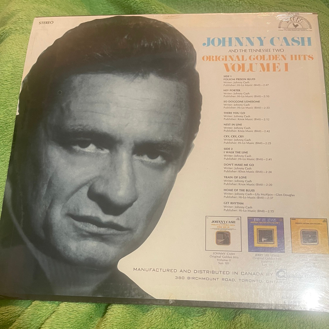 Johnny Cash & The Tennessee Two - Original Golden Hits Volume I (~ 1969 ...