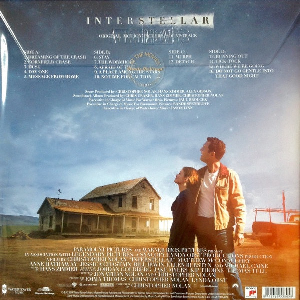 Hans Zimmer - Interstellar (Original Motion Picture Soundtrack) (Music ...