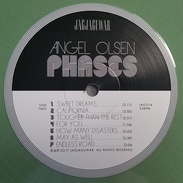Angel Olsen - Phases (Limited Edition Olive Green Vinyl) - The Record ...