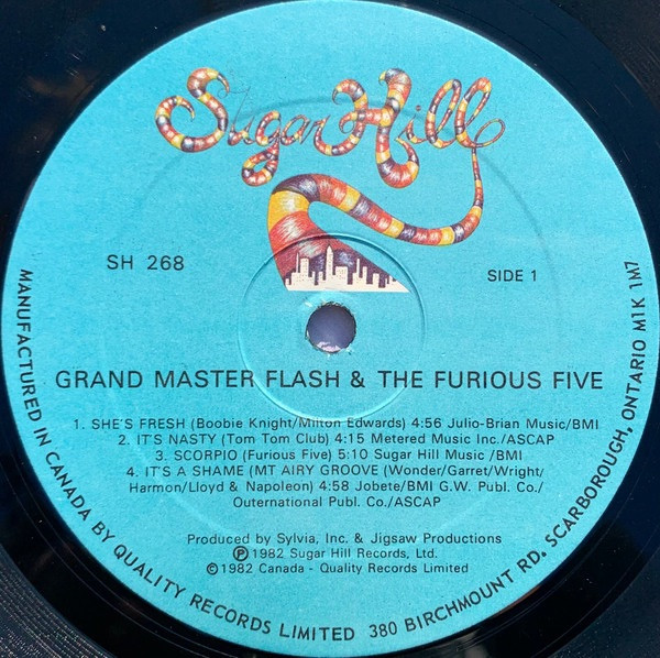 Grandmaster Flash & The Furious Five - The Message (1982 EX/EX) - The ...