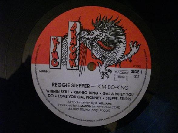 Reggie Stepper – Kim-Bo-King (LP used France 1992 VG/VG)
