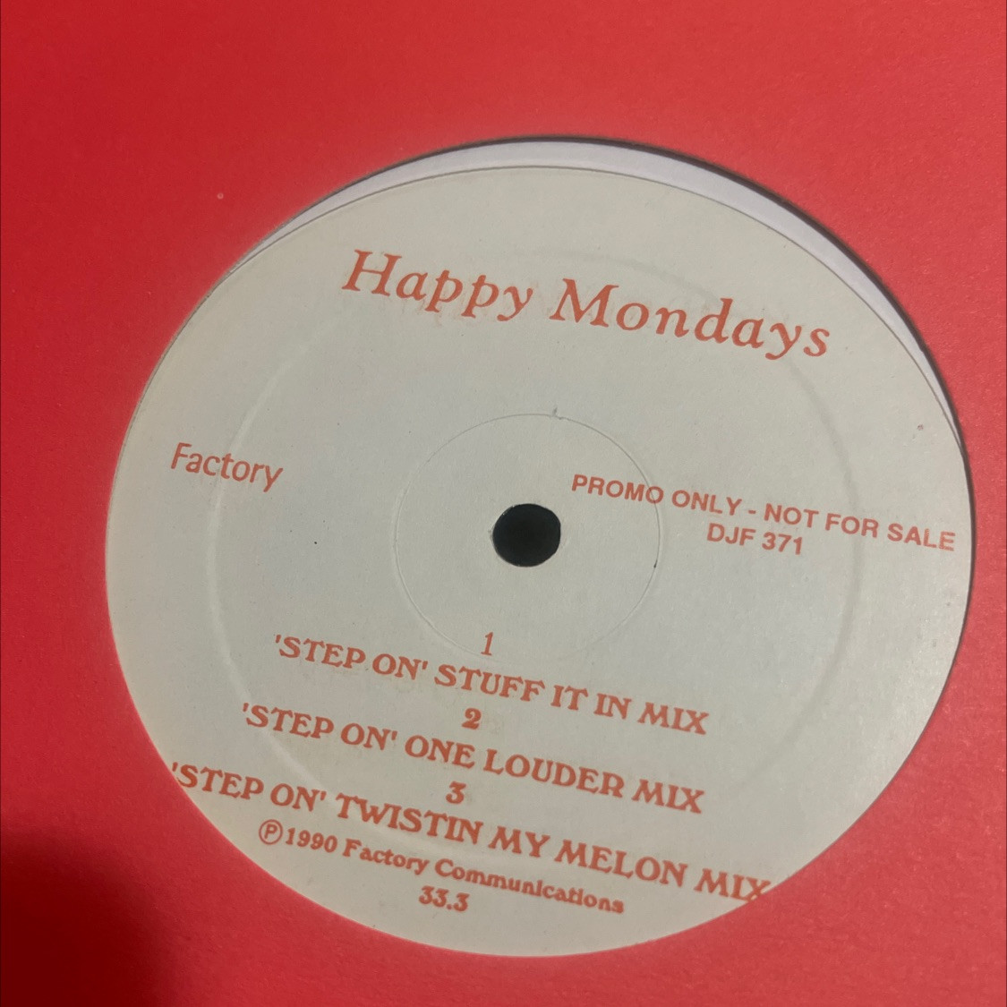 Happy Mondays - Step On (1991 Promo 12” ) - The Record Centre