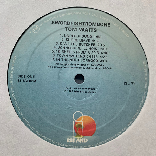 Tom Waits – Swordfishtrombones (1983 Canada)