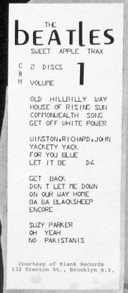 The Beatles – Sweet Apple Trax Volume 1 (2LPs used US 1974 bootleg of ...