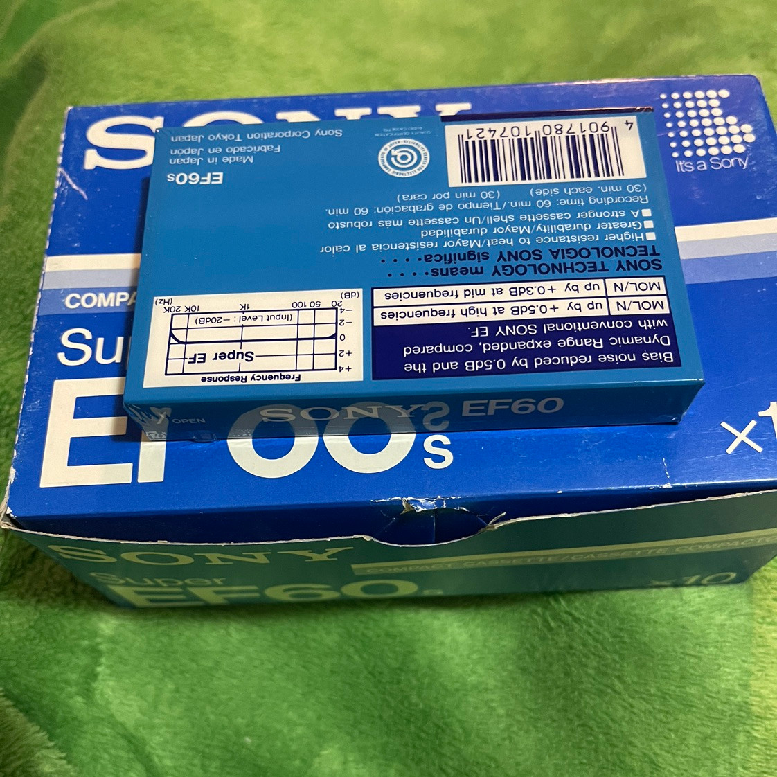 Box of 10 Sealed Sony Super EF60 Cassette Tapes ~ Made in Japan - The ...