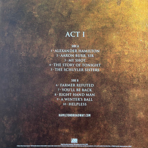 Lin-Manuel Miranda - Hamilton (Original Broadway Cast Recording) - The ...