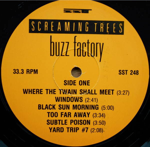 Screaming Trees - Buzz Factory (1989 NM/EX with Insert) - The Record Centre
