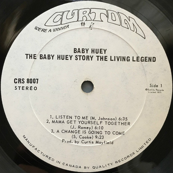 Baby Huey - The Baby Huey Story - The Living Legend (1971 EX/EX) - The ...