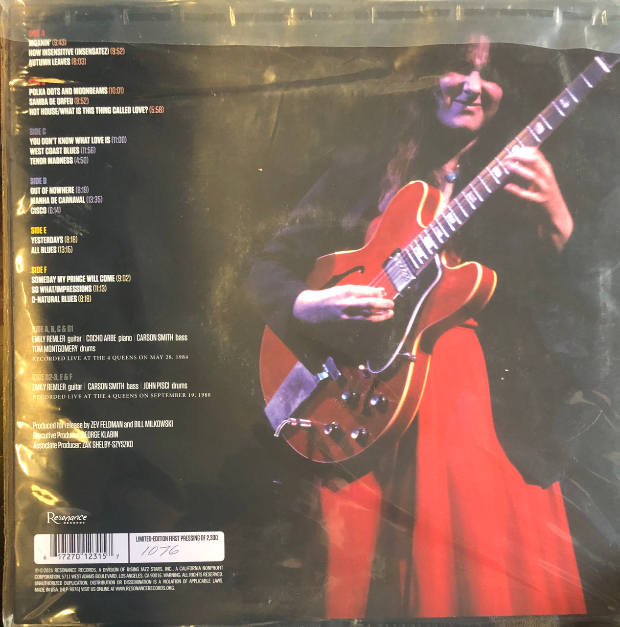 Emily Remler - Cookin’ At The Queens Live In Las Vegas 1984 & 1988 ...