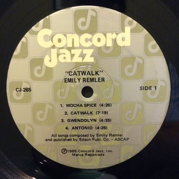 Emily Remler - Catwalk (Label Promo) - The Record Centre