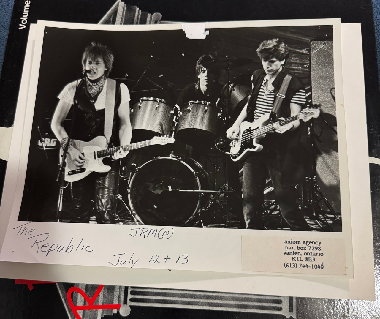 The Republic - Volume 1 (1985 Ottawa Band with Press Kit) - The Record ...