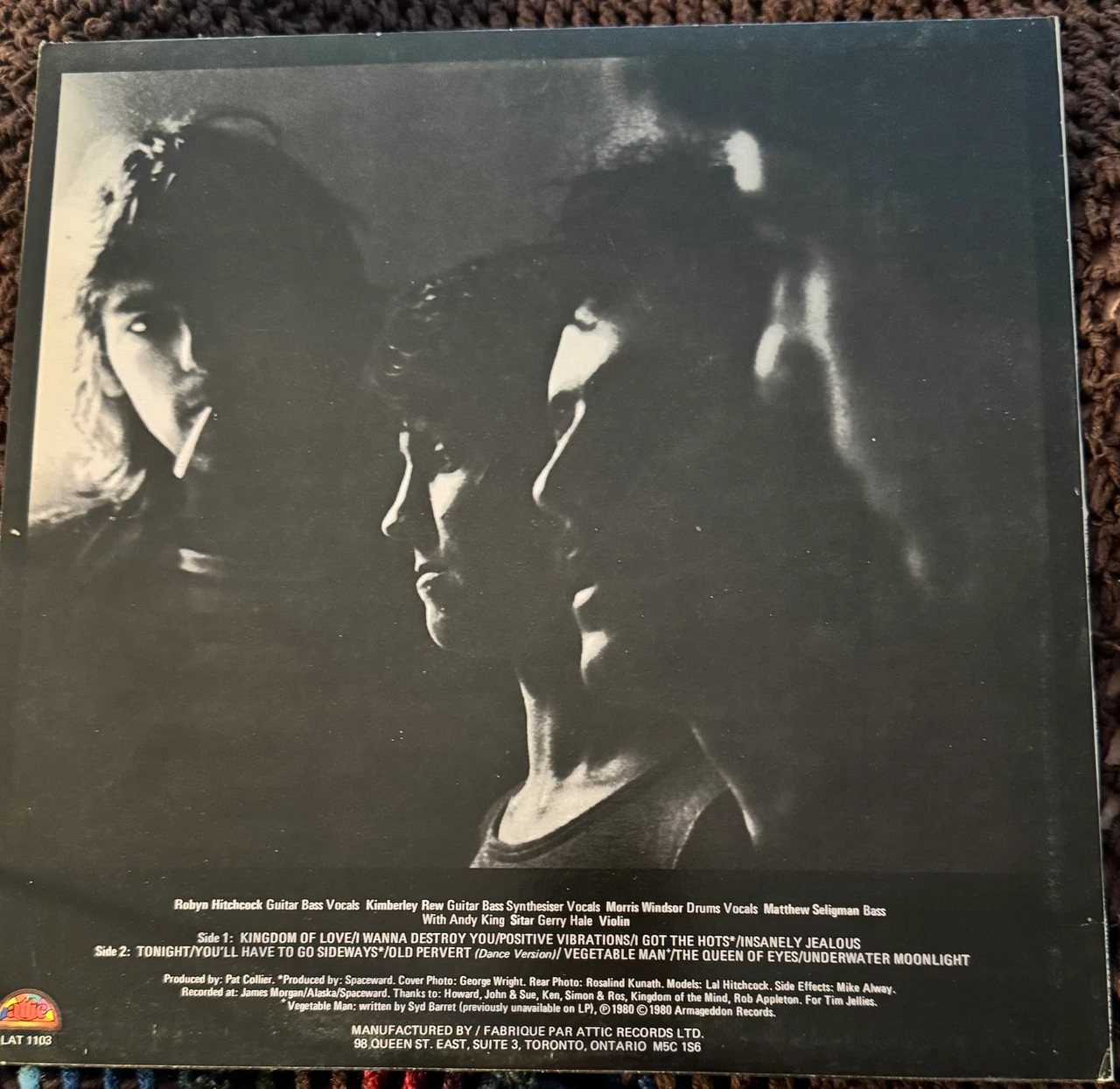 The Soft Boys - Underwater Moonlight (1980 Canadian EX/EX) - The Record ...