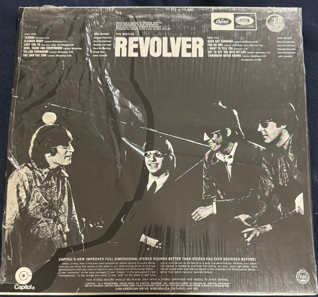 The Beatles - Revolver (1978 Purple Capitol EX/EX) - The Record Centre