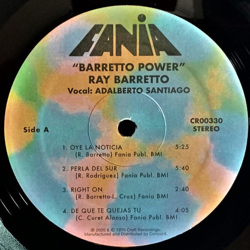 Ray Barretto - Barretto Power - The Record Centre