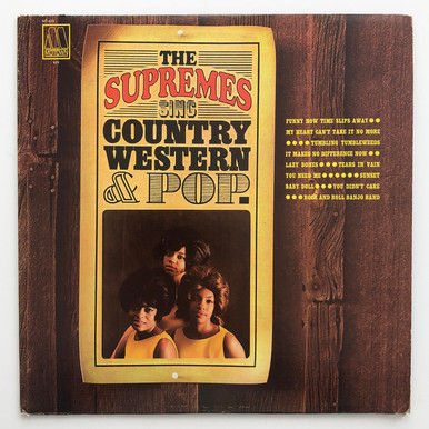The Supremes – Sing Country Western & Pop (EX / EX)