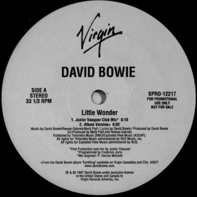 David Bowie - Little Wonder - The Record Centre