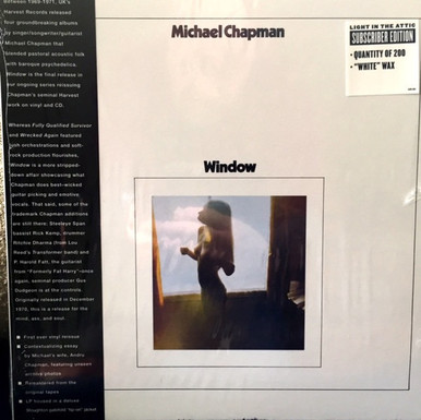 Michael Chapman - Window (Light in the Attic) - The Record Centre