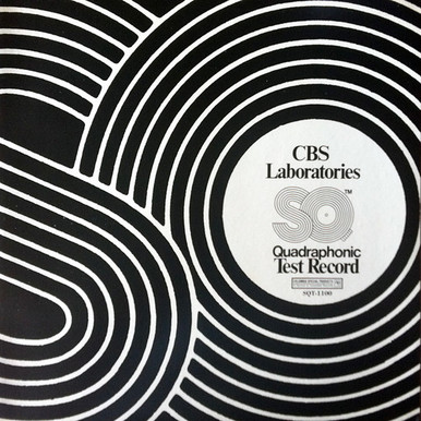 No Artist – CBS Laboratories Quadraphonic Test Record (LP used US 1973 ...