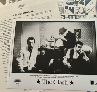 The Clash Press Kit - Industry Photo from Epic and Timeline Fact Sheet ...
