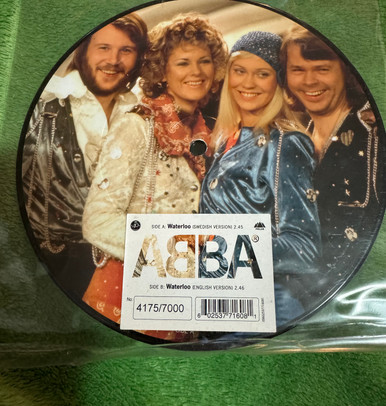 ABBA - Waterloo (Limited Edition Numbered 7” Picture Disc) - The Record ...