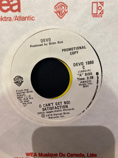 Devo - (I Can't Get No) Satisfaction/ Secret Agent Man (7”, 1979 CAN ...