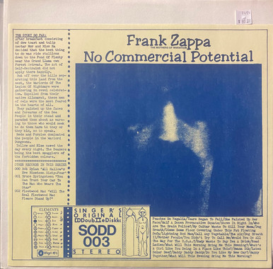 Frank Zappa - No Commercial Potential (Unofficial release, VG+/VG+ ...