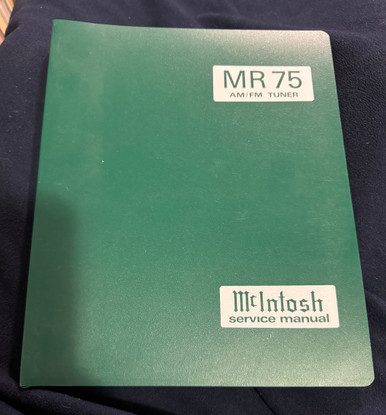 Original McIntosh MR75 AM/FM Tuner and Schematics - The Record Centre
