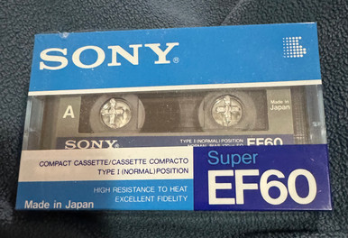 Sealed Sony EF60 Super Cassette - Mint - The Record Centre