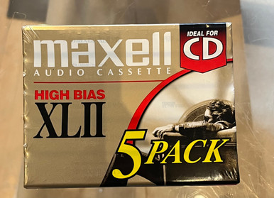 Maxwell Audio Cassettes - High Bias XLII (Sealed 5 Pack) - The Record ...