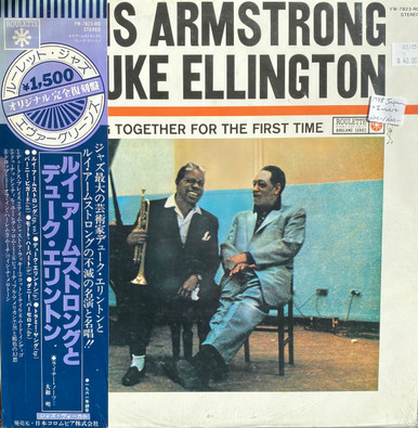 Louis Armstrong — Recording Together For The First Time (Japan 1978, NM ...