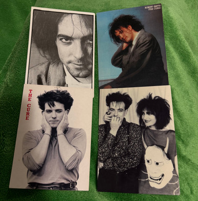 Lot of 4 80’s The Cure Postcards - The Record Centre