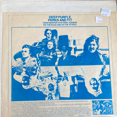 Deep Purple — Perks and Tit (Unofficial Release, VG/G) - The Record Centre