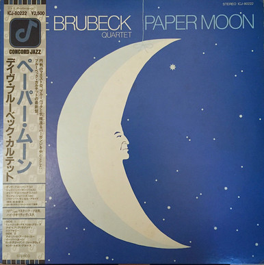 The Dave Brubeck Quartet — Paper Moon (Japan 1982, NM/VG+) - The Record ...