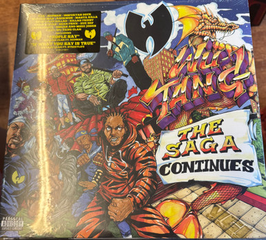 Wu Tang Clan The Saga Continues 2017 Sealed Coloured Vinyl The