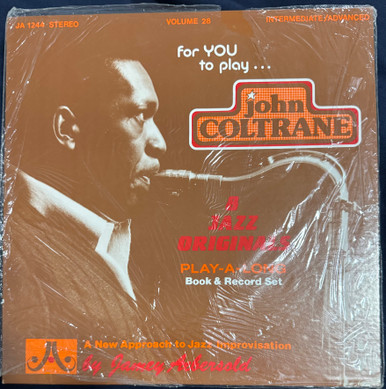 John Coltrane Play Along Book and Record Set SEALED - The Record Centre