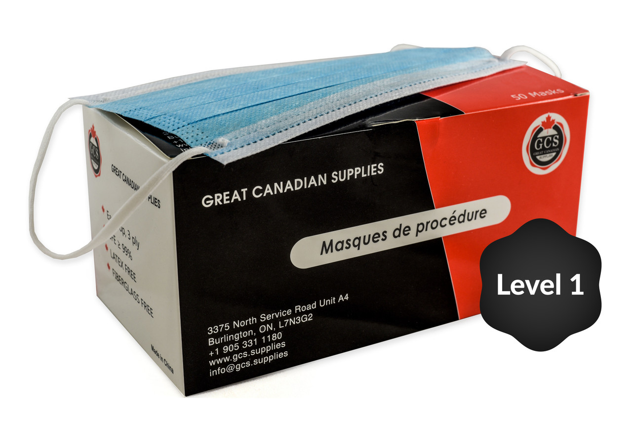 Earloop Face Masks - Procedure (Level 1) - Great Canadian Supplies