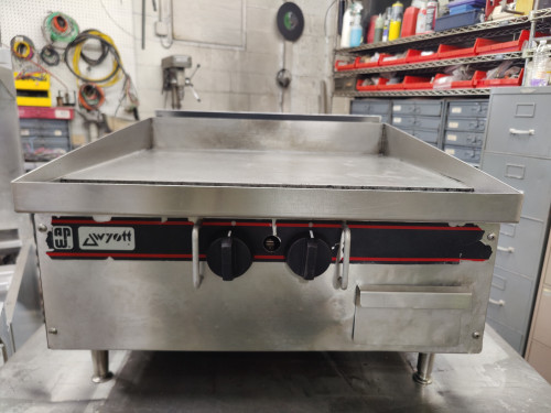 LANG 224TH-NATMG 24" COUNTERTOP CLAMSHELL GRIDDLE (B2W797) NATURAL ...